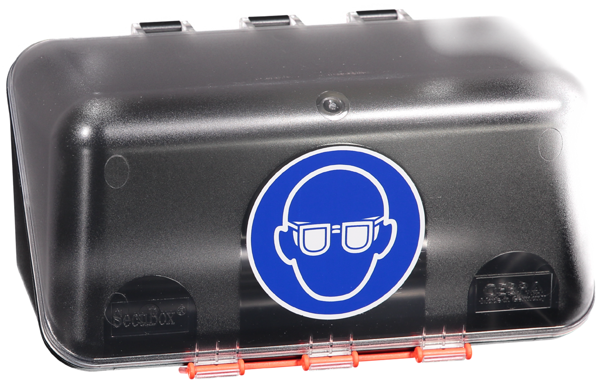 SecuBox Mini - Oppbevaringsboks for vernebriller - T O Slettebøe AS