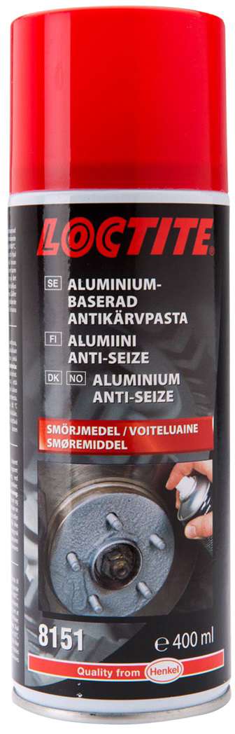 Loctite LB 8151 Aluminium anti-seize 400ml spray - T O Slettebøe AS