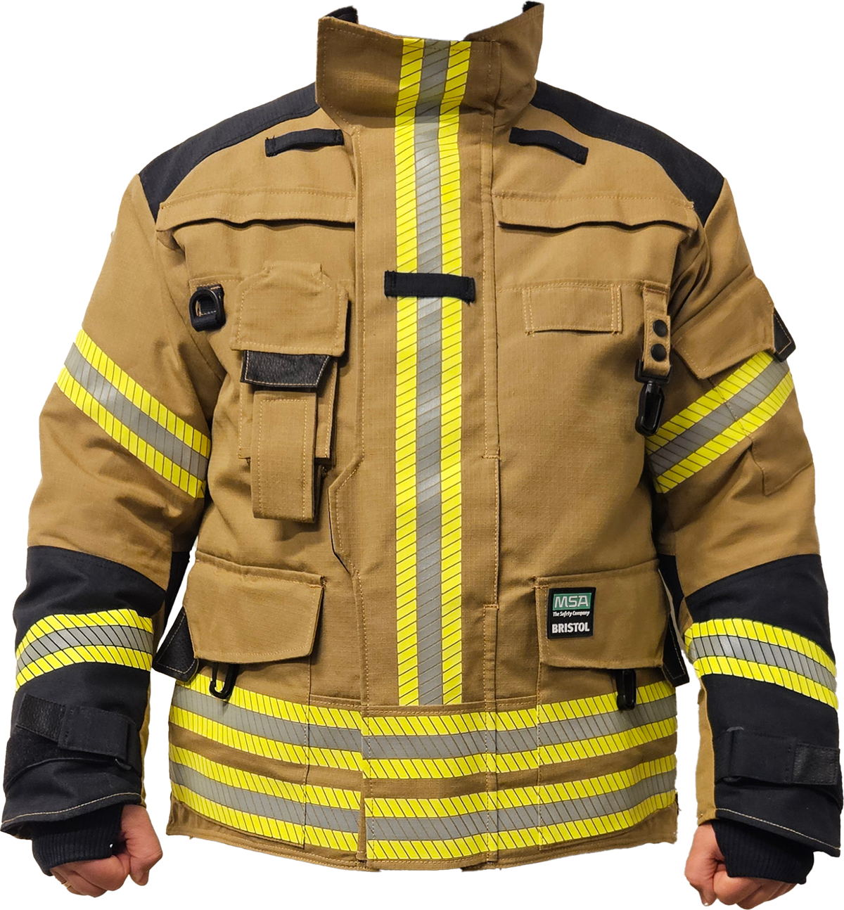 MSA BRISTOL X4 Jakke Gold-Black Titan 1220 Nomex mann