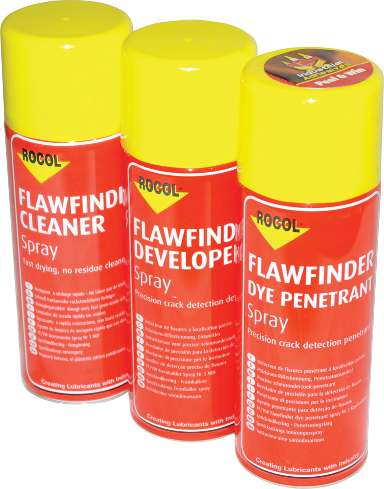 Rocol Flaw Finder sprekksøker sett 3x400ml - T O Slettebøe AS